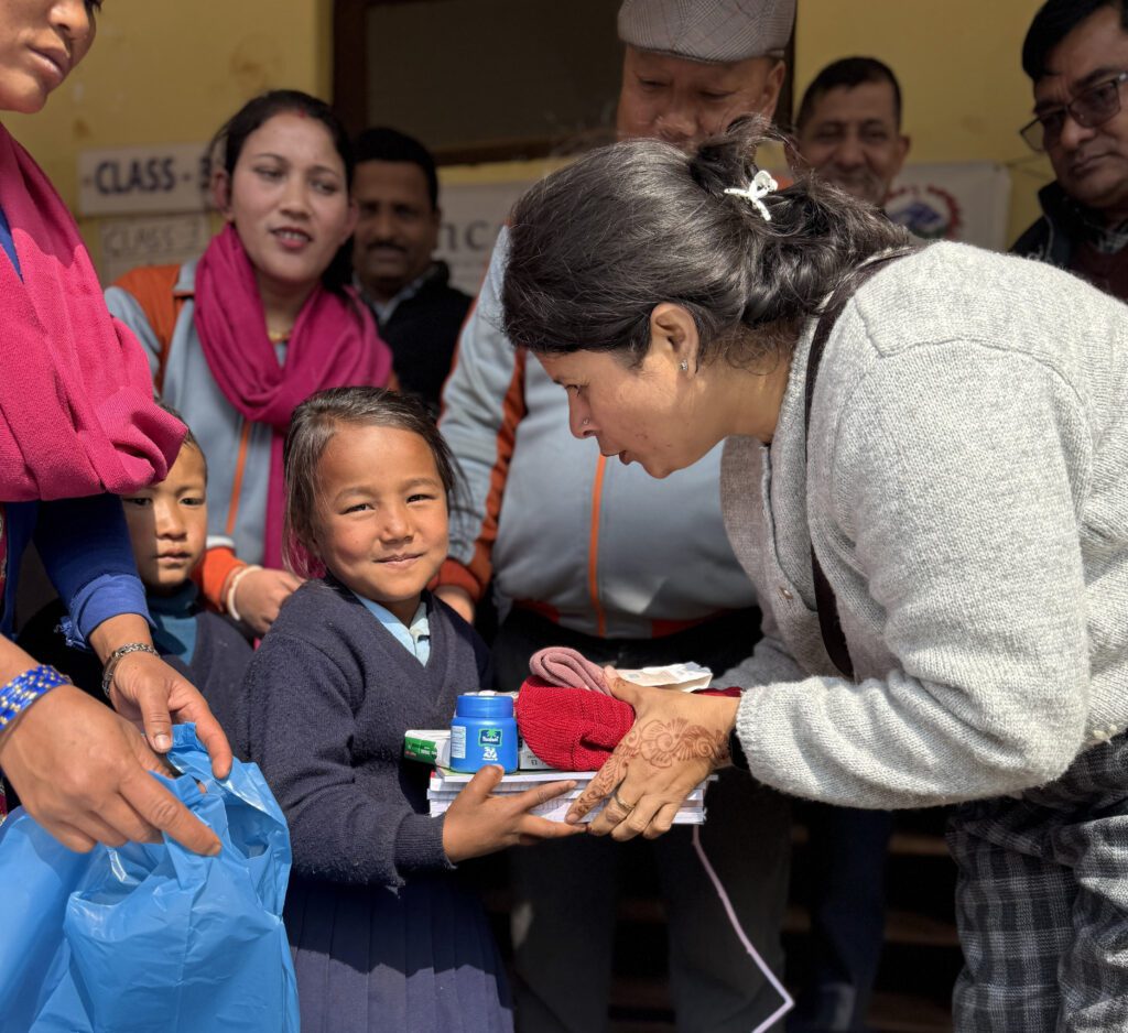 The Benighat Student Support Project helps a new school - HCC Nepal